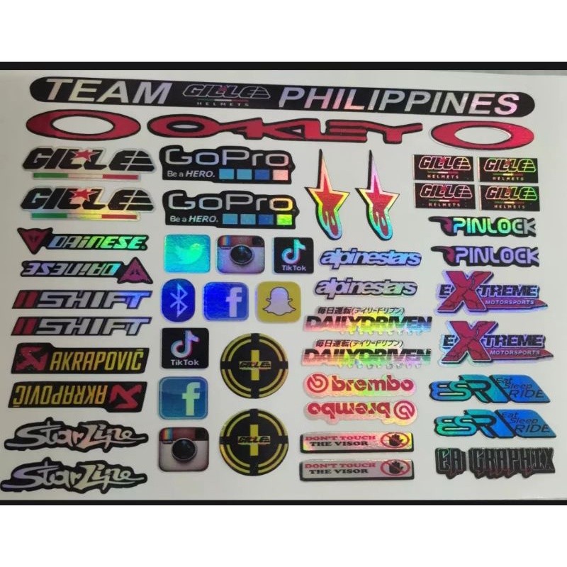 Helmet Lens Visor Sticker Set ()B}Gille)h>PH).Dx,Waterproof[u ...