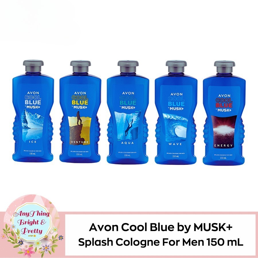 Avon Cool Blue by Musk+ Splash Cologne for Men 150 mL | Shopee Philippines