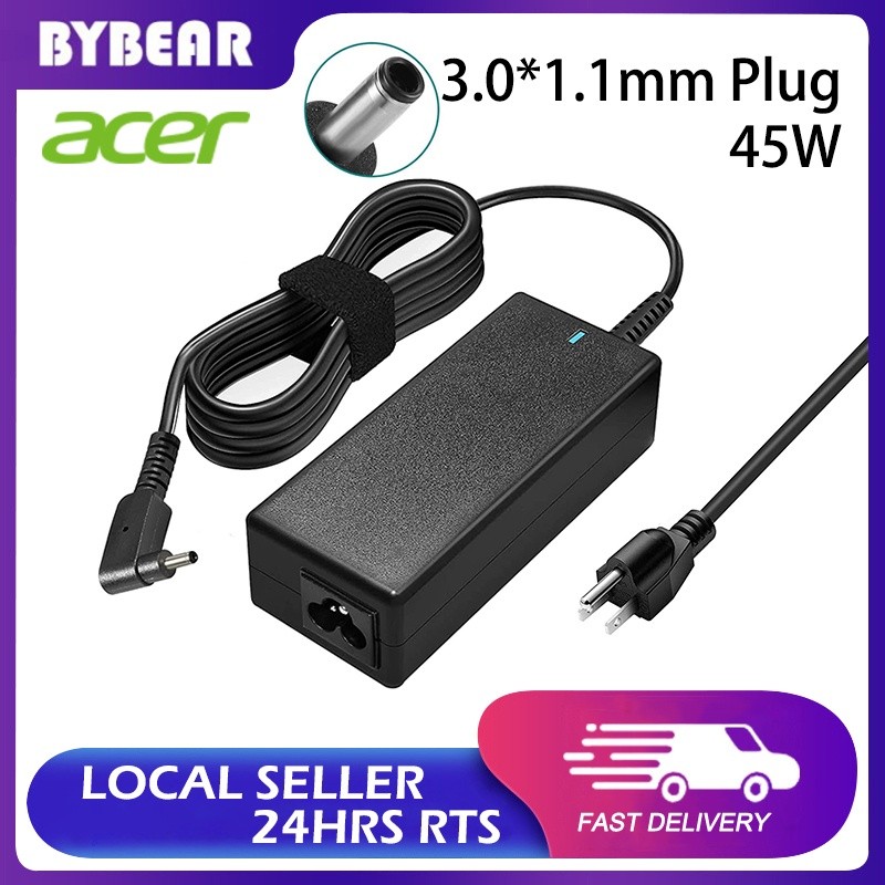 ACER Laptop Charger Aspire 5 Adapter 19V 2.37A 45W 3.0x1.1mm for Aspire ...