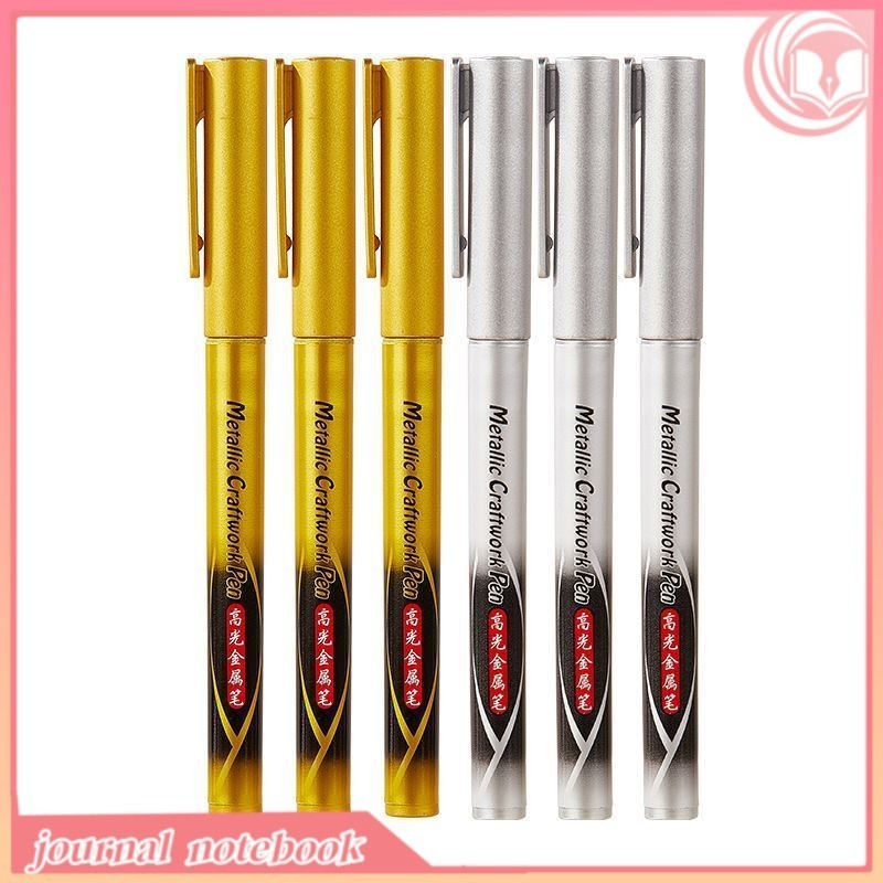 Gold Silver Colour MarkerPen Waterproof Paint Sign Marker Metal Pen ...