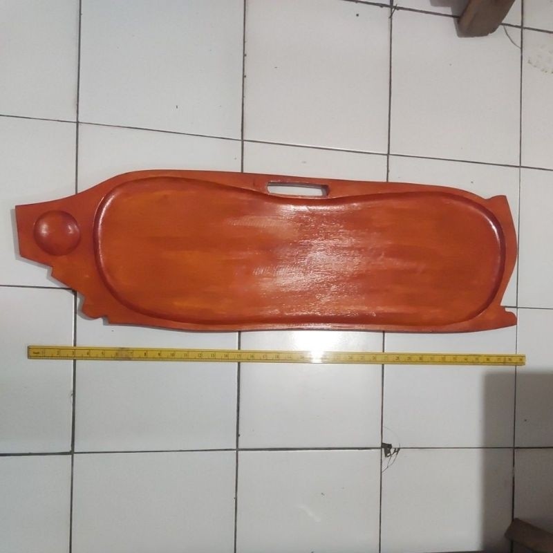 Wooden Lechon Tray / large size 40 / Wooden Pig Platter Decorative ...