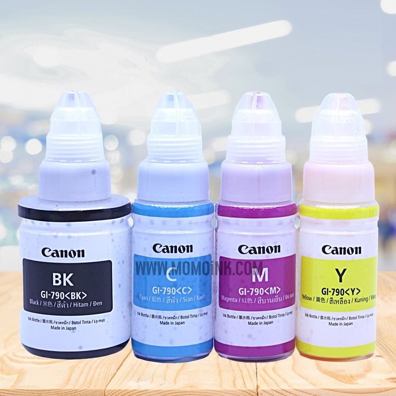 Canon GI-790 Inks Black / Cyan / Magenta / Yellow | Shopee Philippines