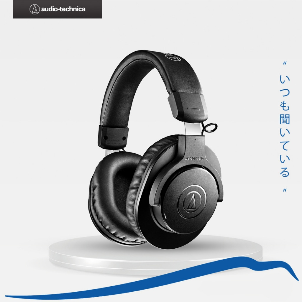 Audio-Technica ATH-M20xBT Wireless Over- Ear Headphones | Shopee ...