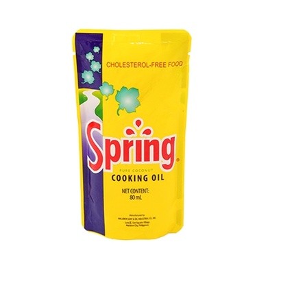 SPRING PURE COCONUT COOKING OIL (80ml) | Shopee Philippines