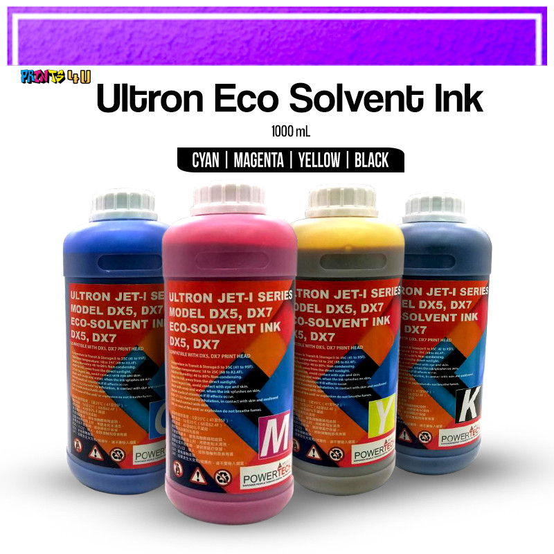 1 Liter Ultron Eco-Solvent Ink For Large Format Printer/Tarpaulin Eco ...