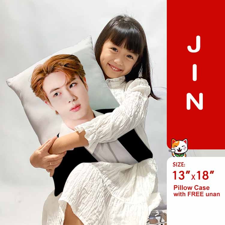 JIN BTS Merch KPOP Pillow (Available in 2 Sizes) | Shopee Philippines