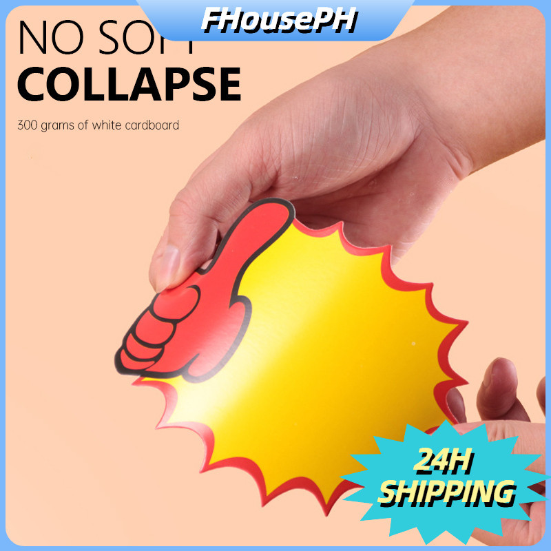 10pcs/pack Supermarket Commodity Price Tag Explosive Sticker POP Price ...
