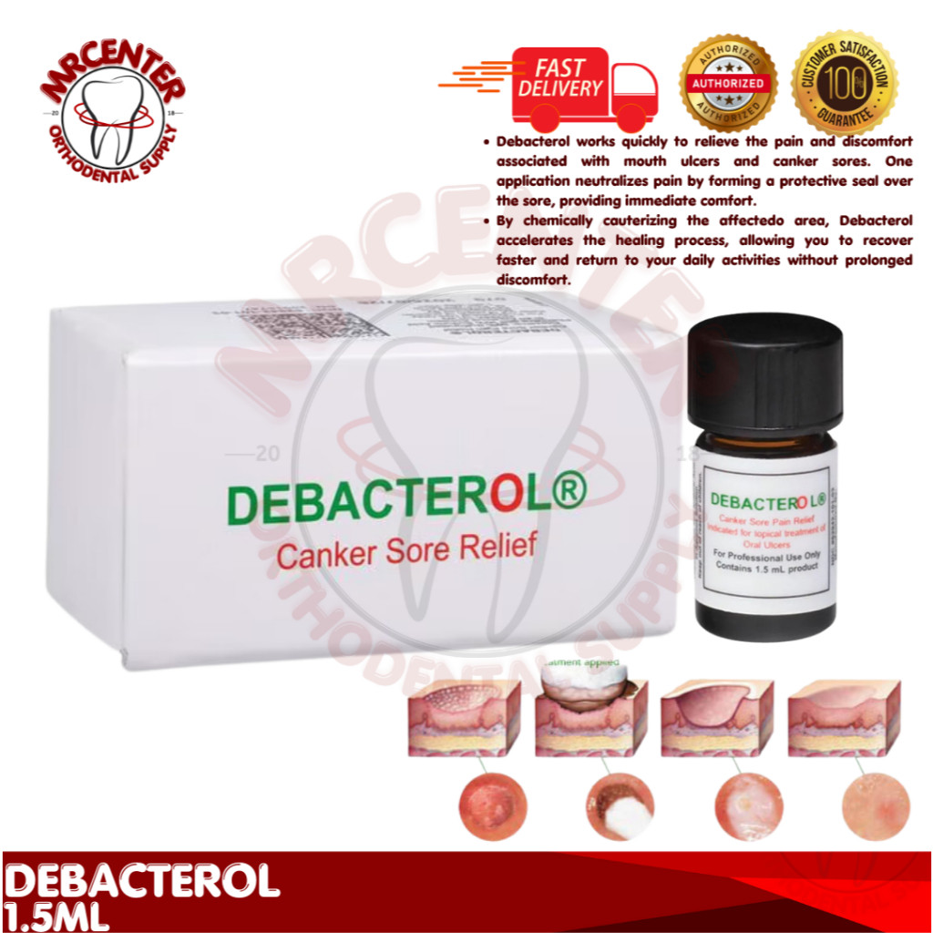 Debacterol Canker Sore Solution 1.5ml – Oral Care | Shopee Philippines