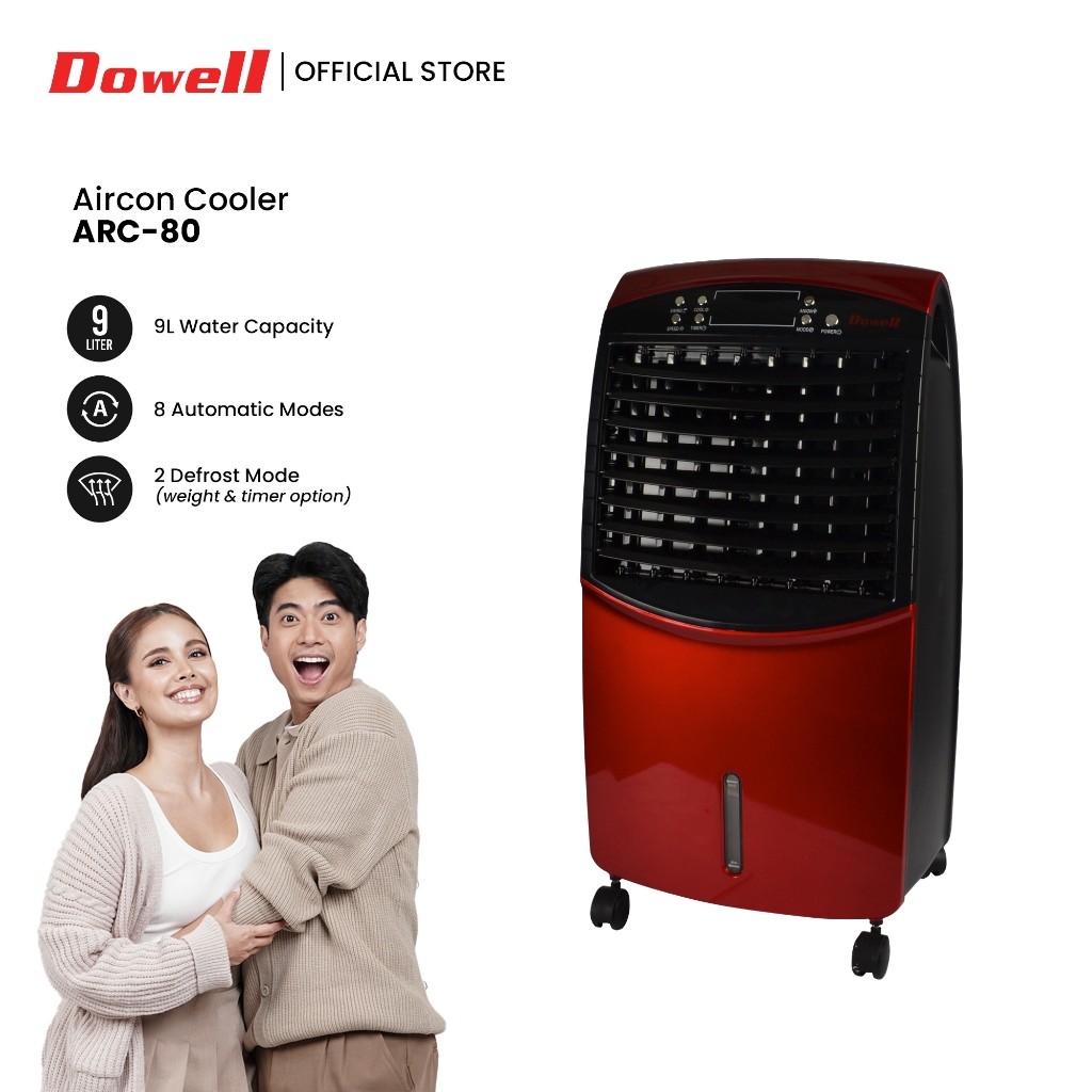 Dowell ARC-80 9 Liter Air Cooler With Honeycomb Filter | Shopee Philippines