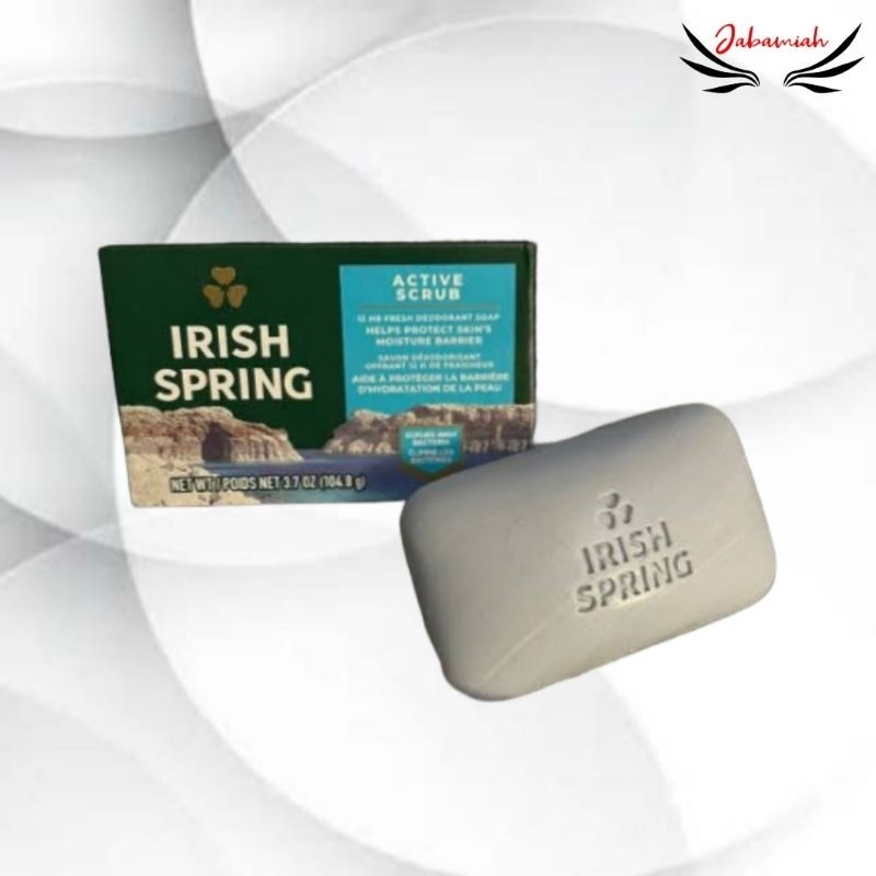 Sold Per bar Irish Spring Active Scrub soap 104.8g | Shopee Philippines