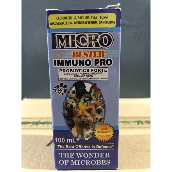 MICRO BUSTER IMMUNO PRO - Probiotics Forte 100ml | Shopee Philippines