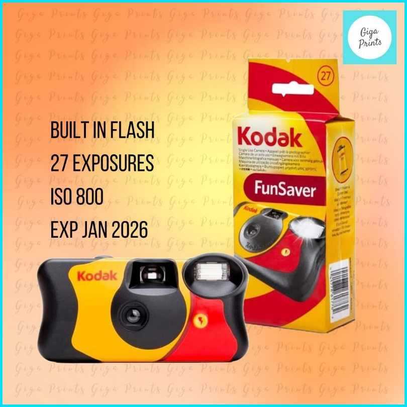 Kodak Fun Saver Disposable Camera / FunSaver Single Use 35mm Camera ...