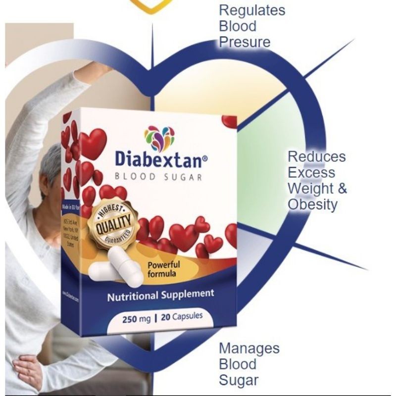 Original Diabextan 20 Capsules Manage your Blood sugar | Shopee Philippines