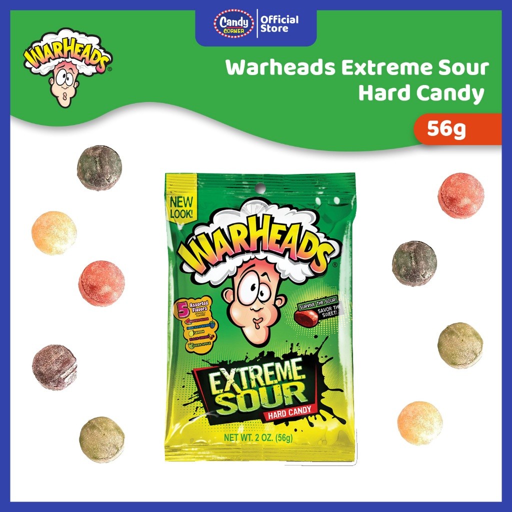 Warheads Extreme Sour Hard Candy 56g | Shopee Philippines