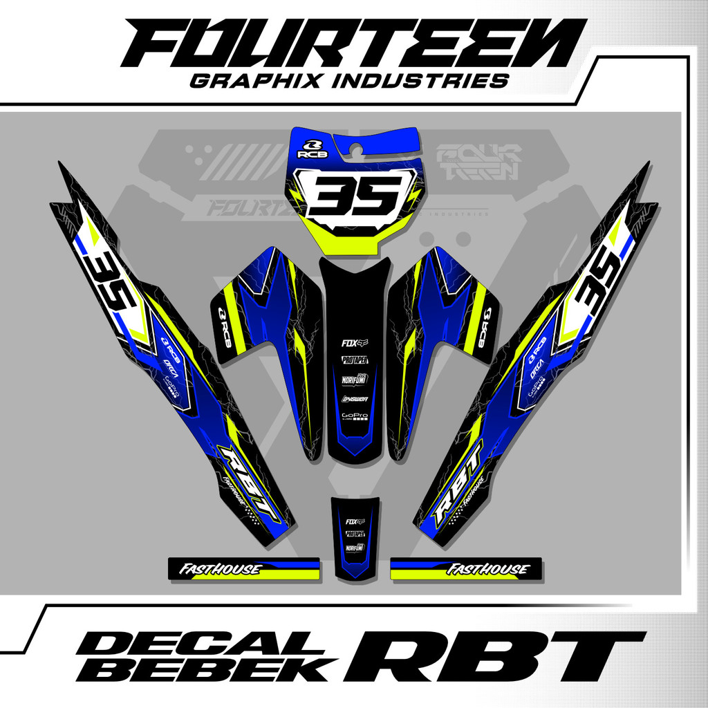RBT Duck Decal - Modified RBT Trill Trabas 25 Duck Striping Variation ...