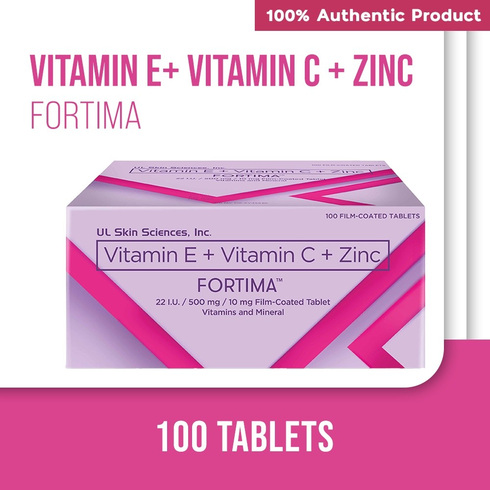 Fortima (Vitamin C + Zinc + Vitamin E) 100s Box | Shopee Philippines
