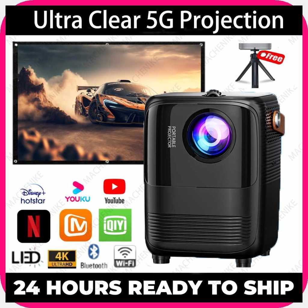 4K Mobile Phone Projector built-in Youtube Netflix Wifi and Bluetooth ...