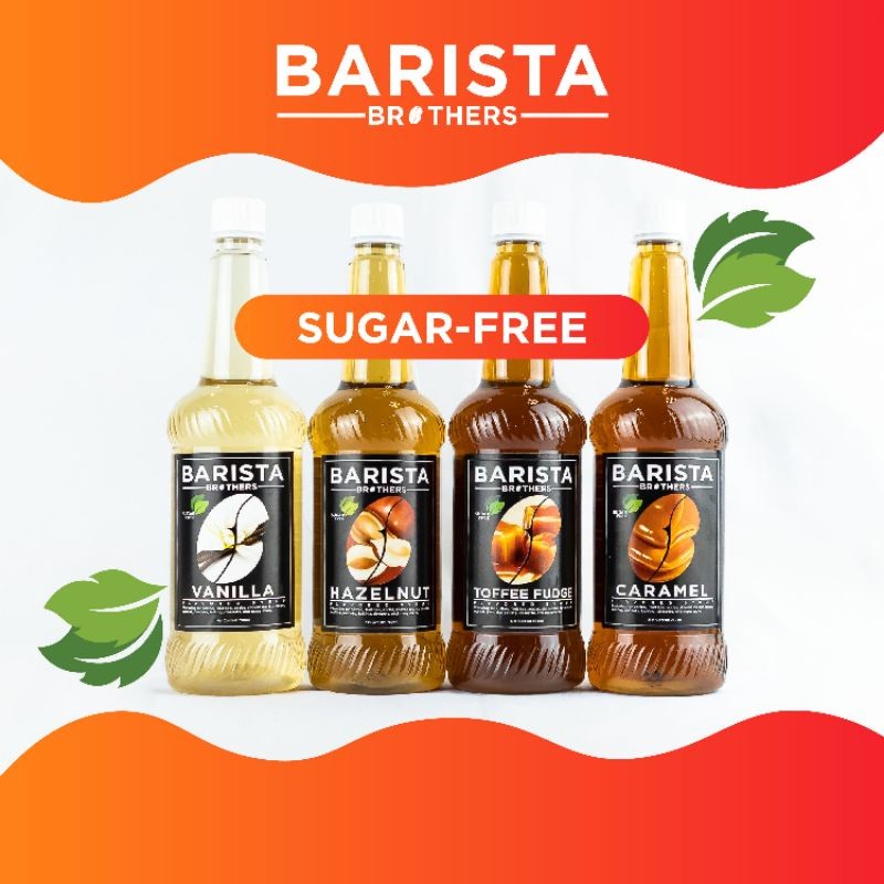 Barista Brothers Sugar-Free Series Flavored Syrup for Coffee, Milktea ...