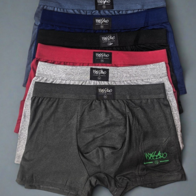6/12PCS Boxer brief For Men's Underwear Cotton Boxer Briefs COD&free ...