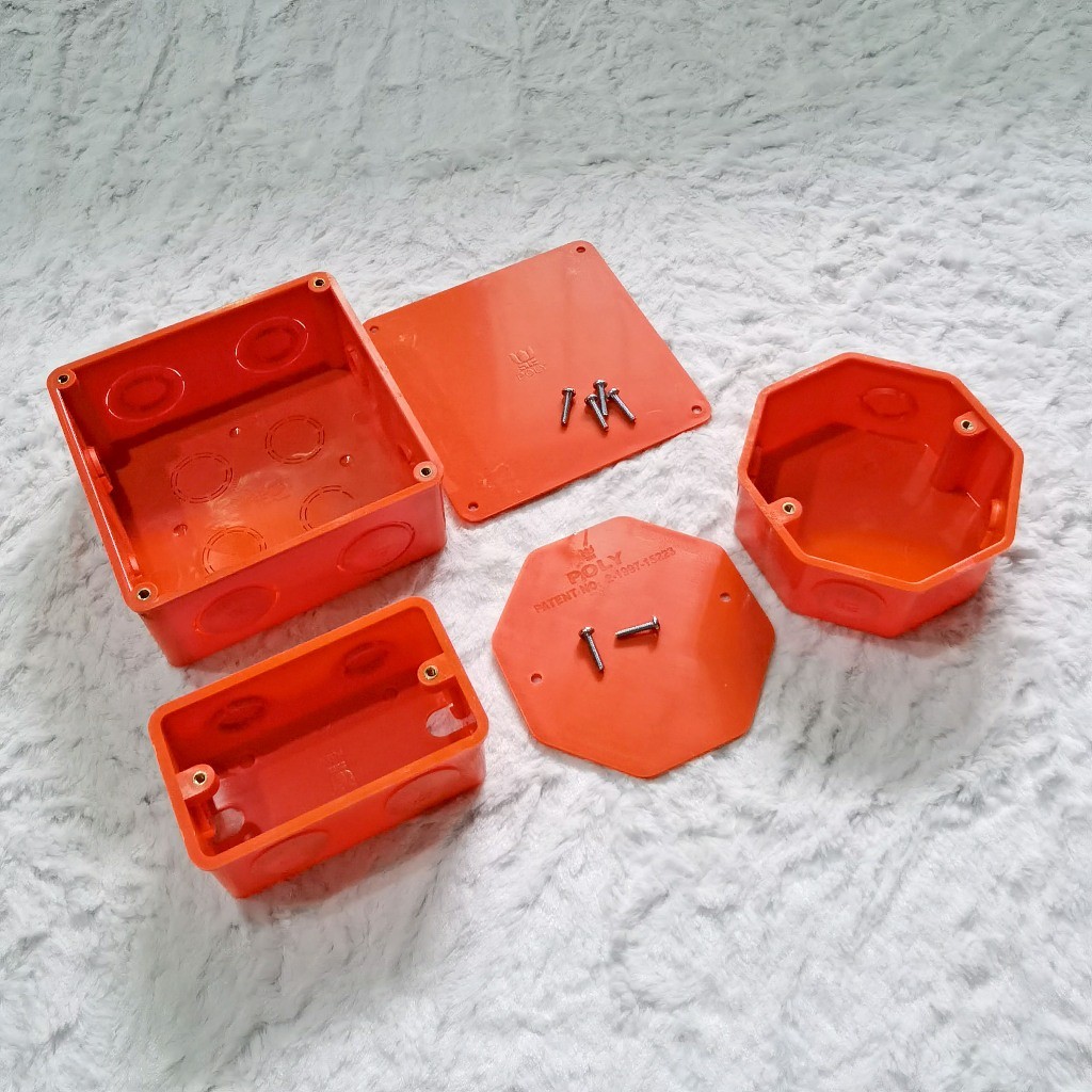 PER BOX POLY Electrical Boxes Large Square Box Junction & Utility Box ...