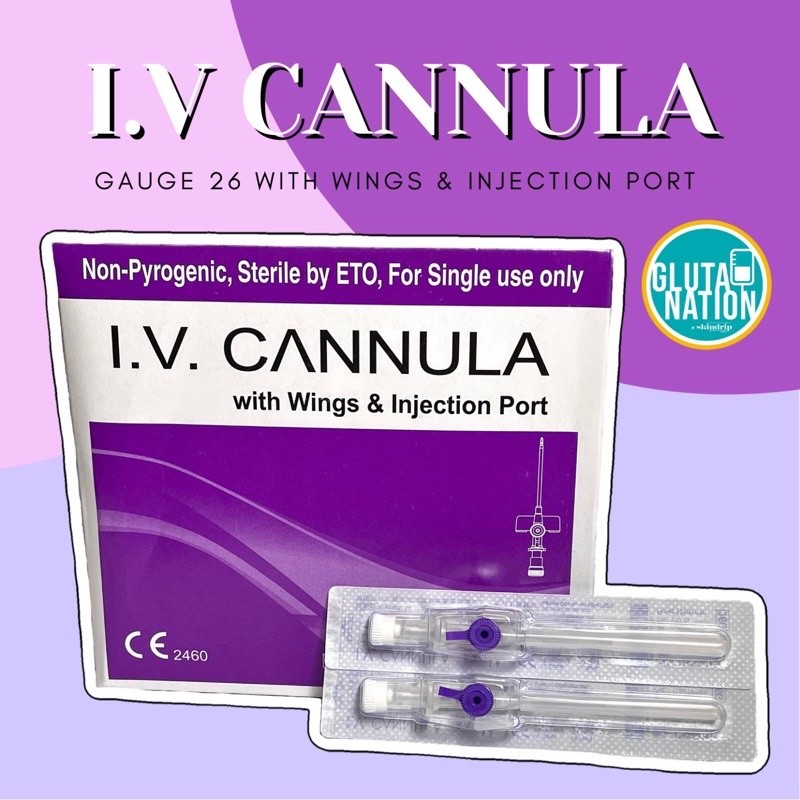 IV Cannula 26G with wings (1box - 100 units) | Shopee Philippines