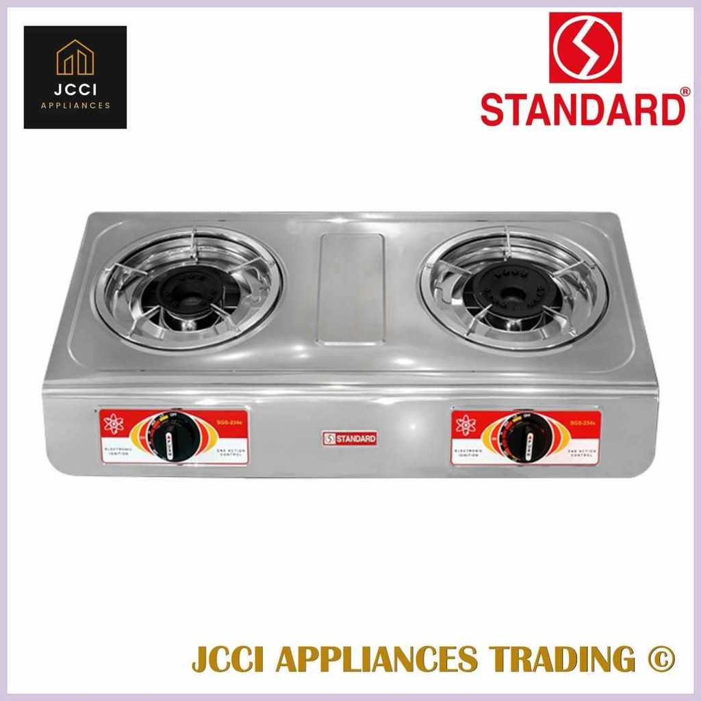 Standard_oZ)Gas]FX;Stove@o+Double w+G+h+A+l+Burner -Stainless Steel ...