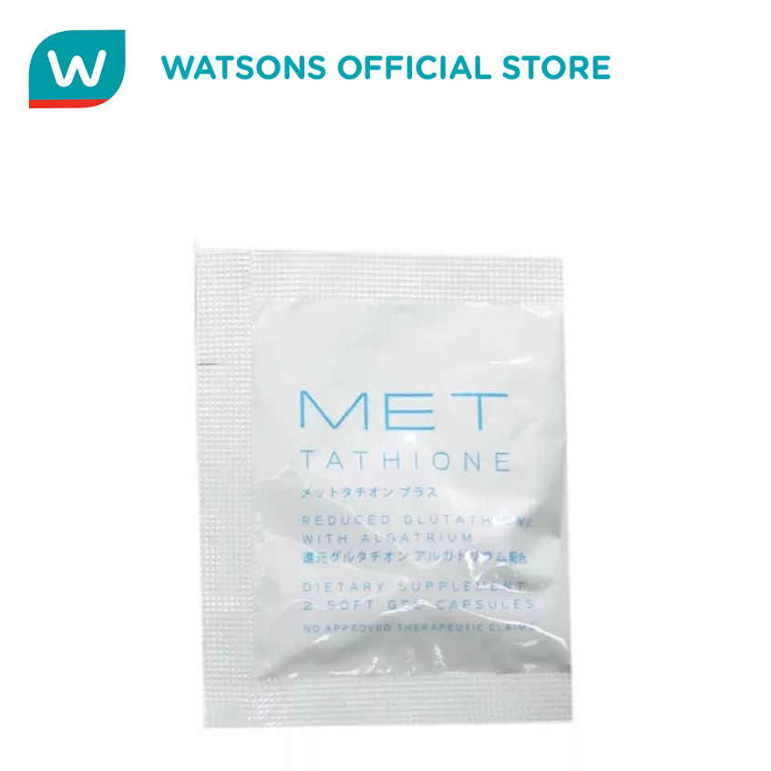 MET TATHIONE DIETARY SUPPLEMENT 2x CAPSULE (Sold per sachet) | Shopee ...