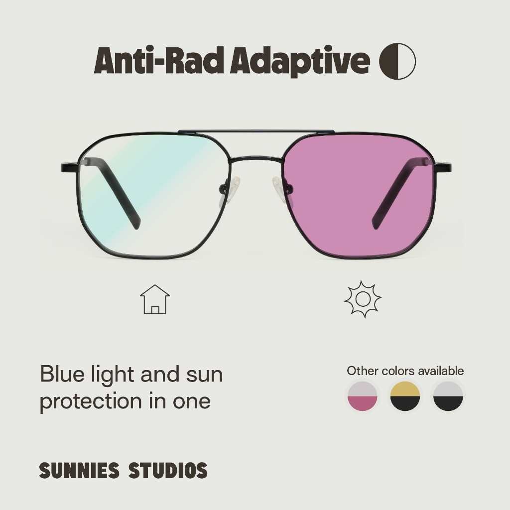 Sunnies Studios Anti-Rad Malcom (Non-graded Blue Light and Photochromic Eyeglasses) | Shopee ...