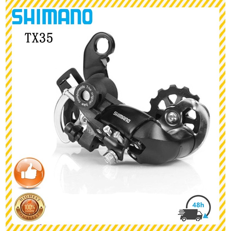 SHIMANO Original Mountain Bike Rear Derailleur 6 7 8 Speed TX35 ...