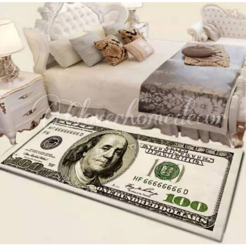 Carpet 100 Dollar Bill with Non Slip#rd]Backing#Oz ...