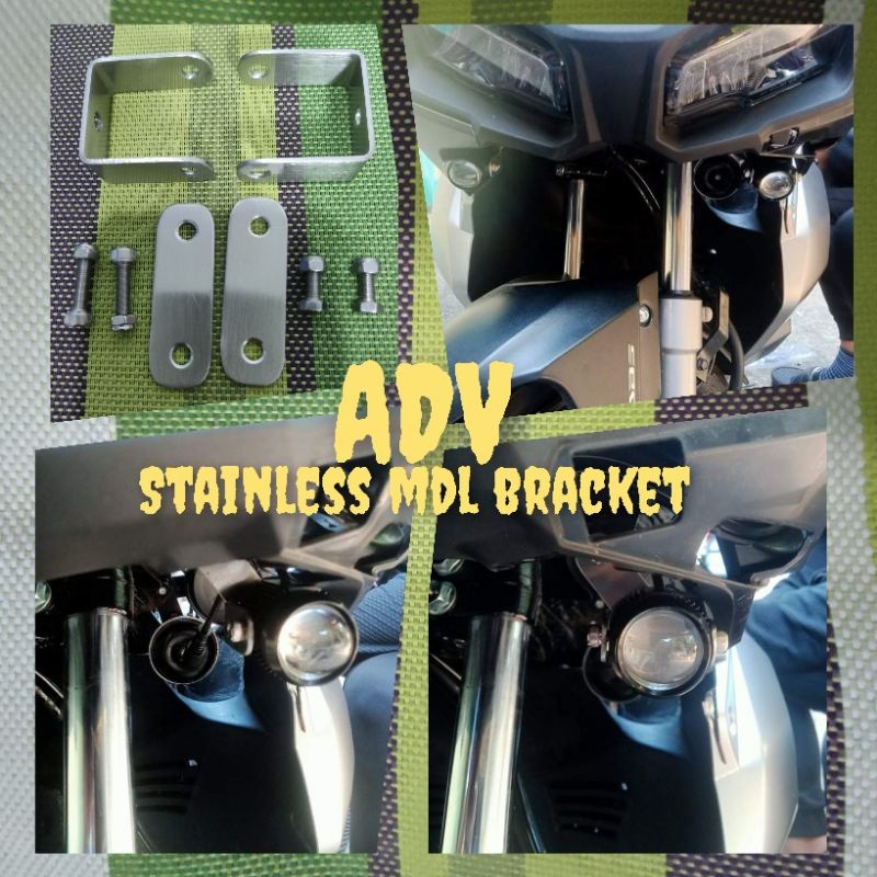 ADV 150/160 STAINLESS MDL BRACKET | Shopee Philippines