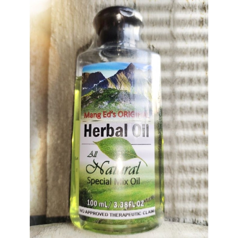 Mang Ed's ORIGINAL Herbal Oil 100mL | Shopee Philippines