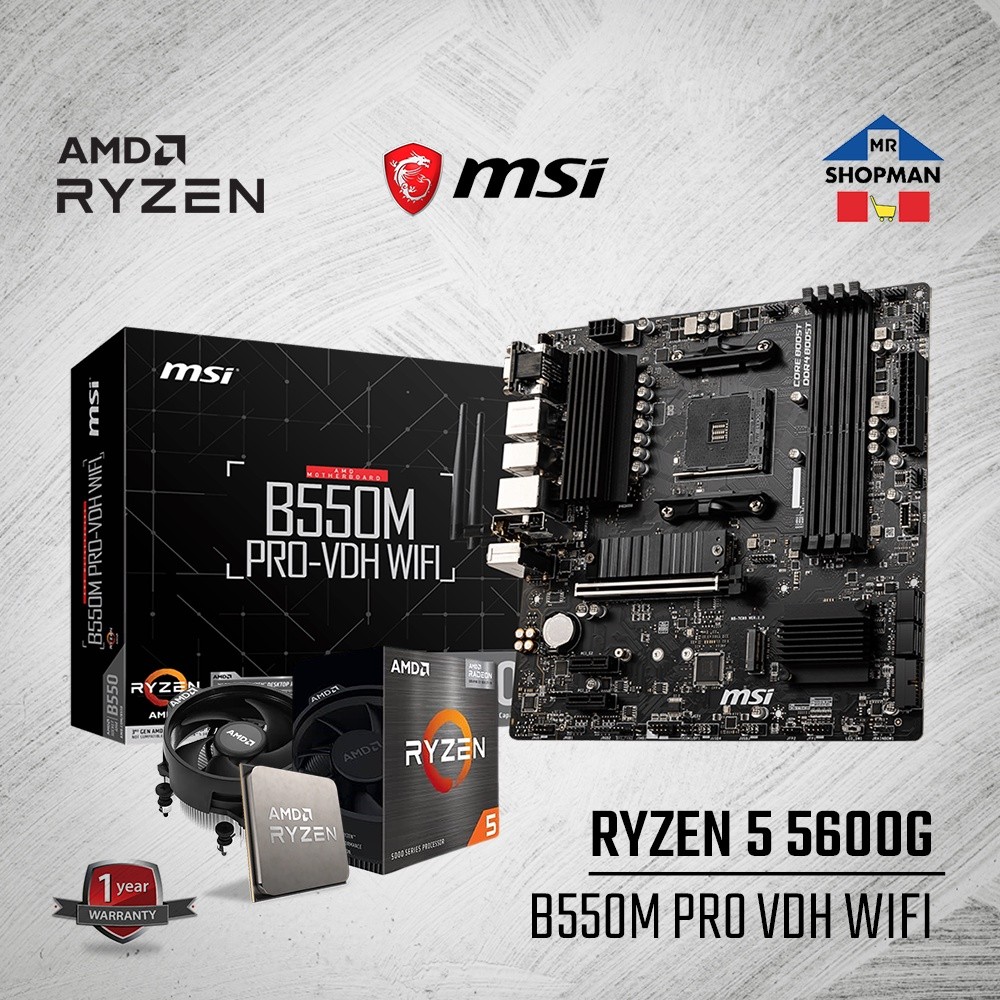AMD Ryzen 5 5600G / 5600 / 5600x / 5700x / 5800x / 5800x3d MSI B550M ...