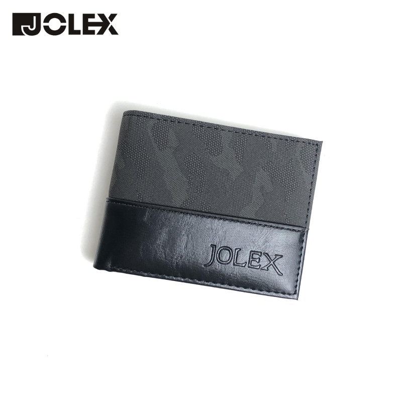 JOLEX Men's PU Leather Bifold Wallet Clasp and Zipper Coin Purse Wallet ...