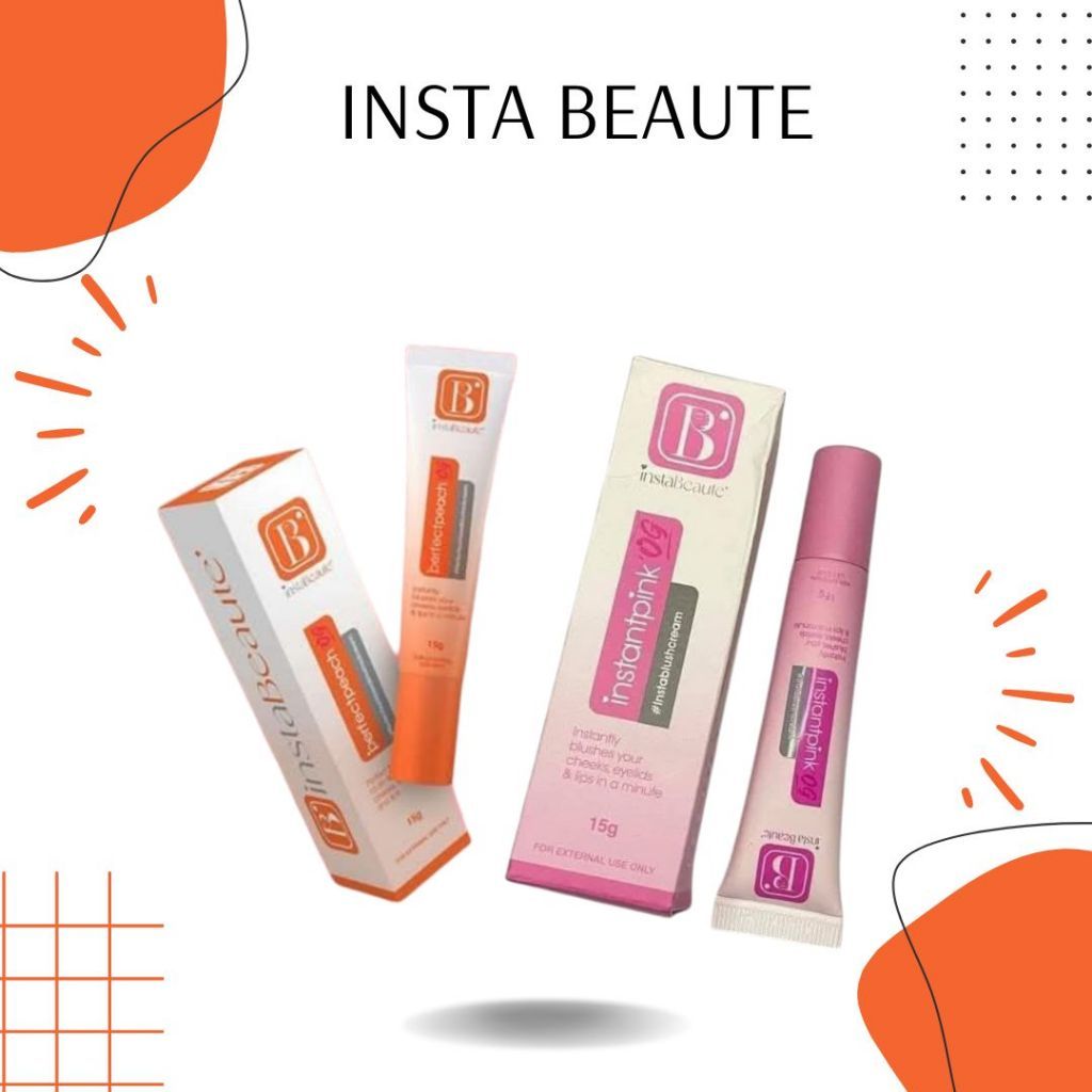 Insta Beaute insta pink blush cream for lips & cheeks | Shopee Philippines
