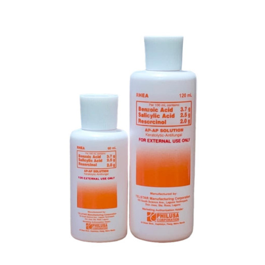 Rhea Ap-Ap Solution Salicylic Acid + Benzoic Acid 60ml / 120ml | Shopee ...