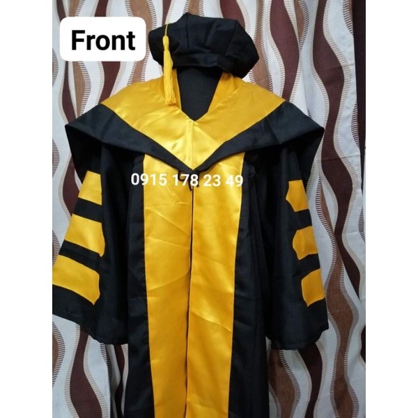 doctoral Academic Regalia graduation toga set for sale | Shopee Philippines