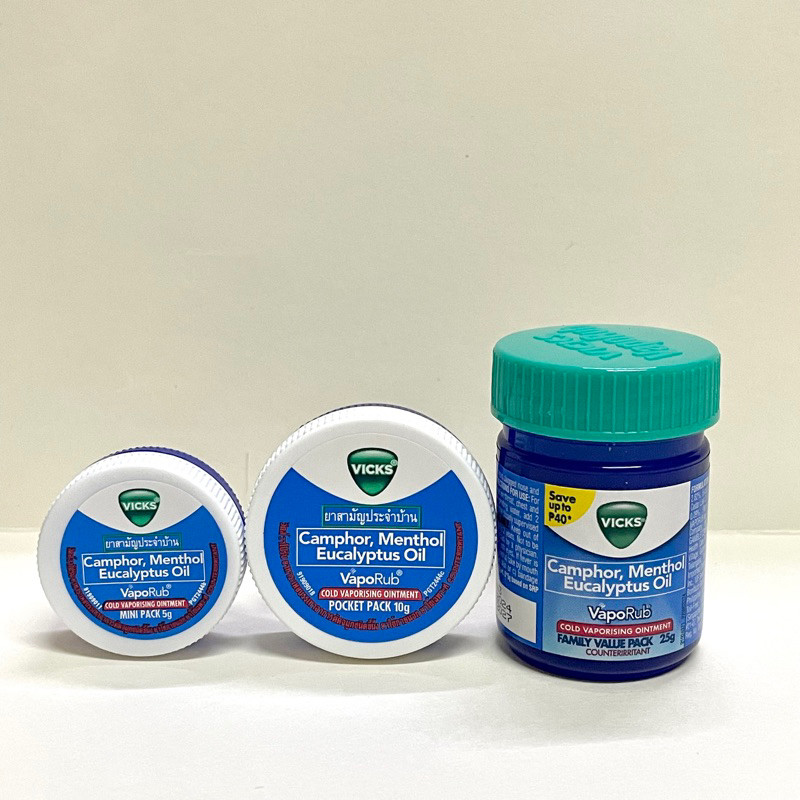 Vicks VapoRub (5g, 10g, 25g) | Shopee Philippines