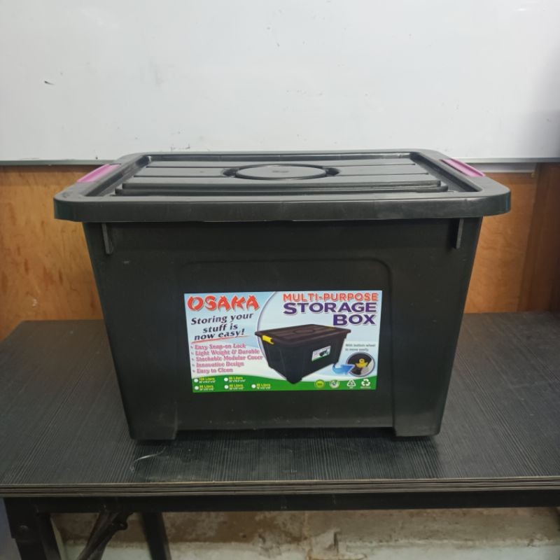 28L OSAKA MULTI PURPOSE STORAGE BOX / ORGANIZER BOX / #8001 28 LITERS ...