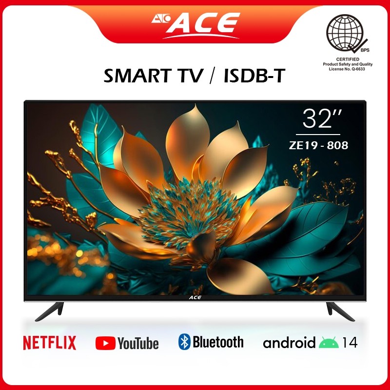 ACE 32 UHD Smart Google TV ZE19 (Android 12, Netflix, Youtube ...