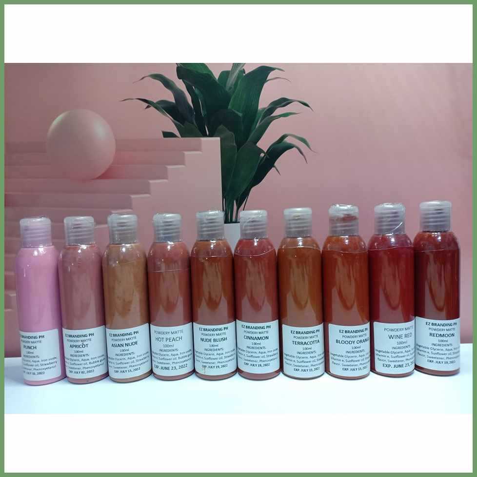 Powdery Matte Liptint in 100ml Bottle/Rebranding | Shopee Philippines