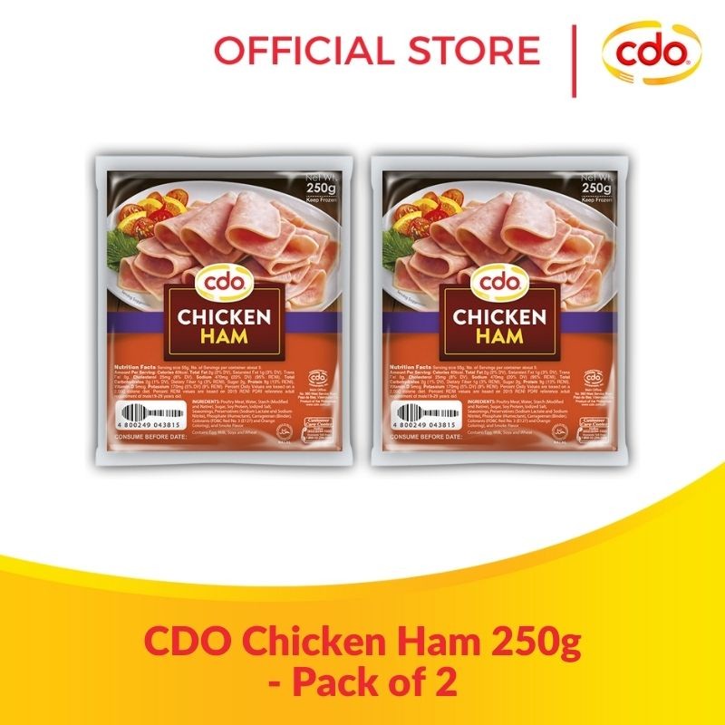 CDO Chicken Ham 250g - Pack of 2 | Shopee Philippines