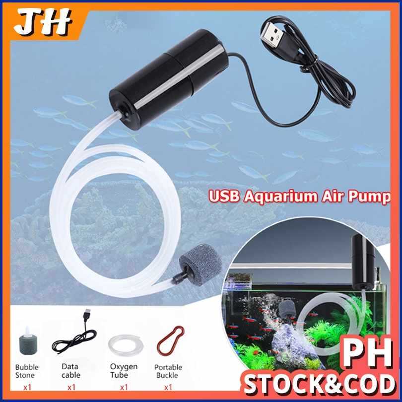 USB Aquarium Air Pump Portable Aquarium Oxygen Air Pump Fish Tank USB ...
