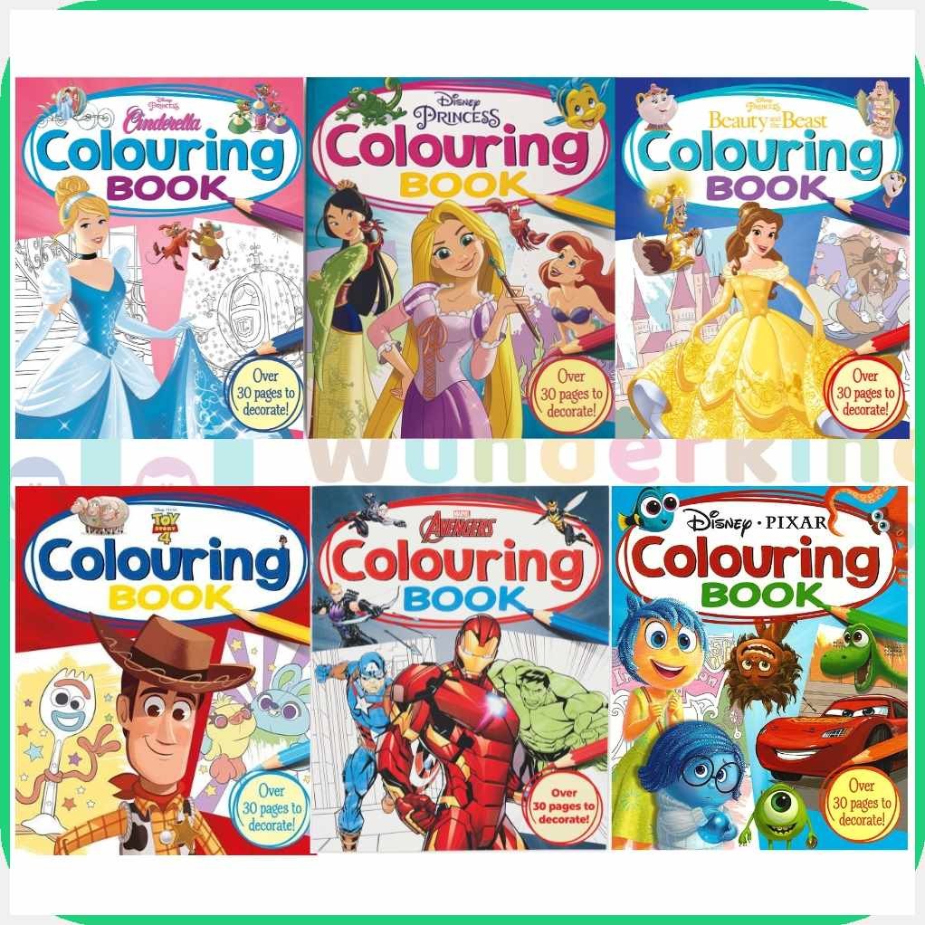DISNEY|Yu=COLORING=MP|BOOKS | Shopee Philippines