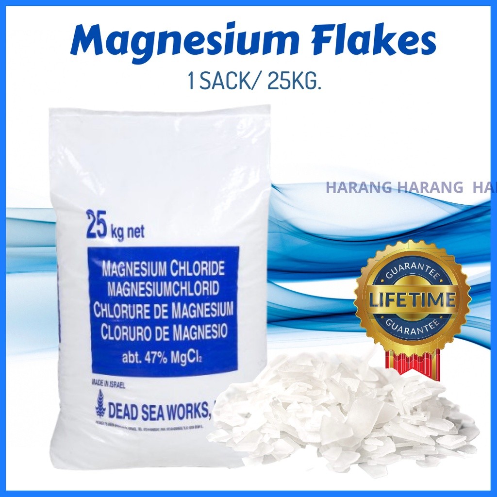 [HARANG] 1 SACK MAGNESIUM FLAKES PER SACK MAGNESIUM CHLORIDE Dead Sea ...