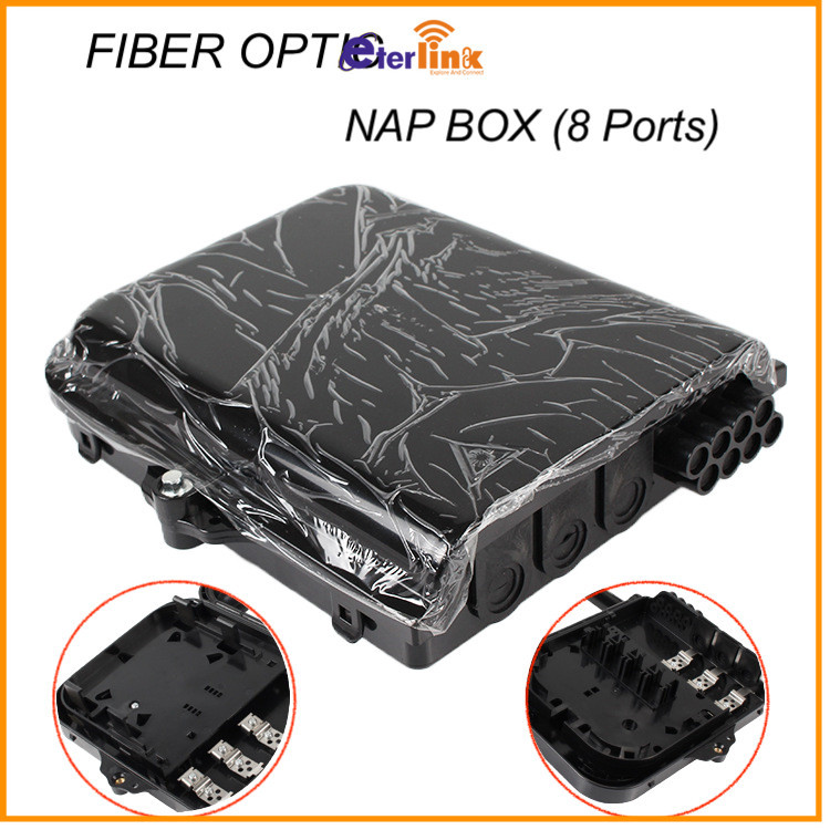 FIber Optic 8 Ports Nap Box Distribution Box Splitter Box IP65 With ...