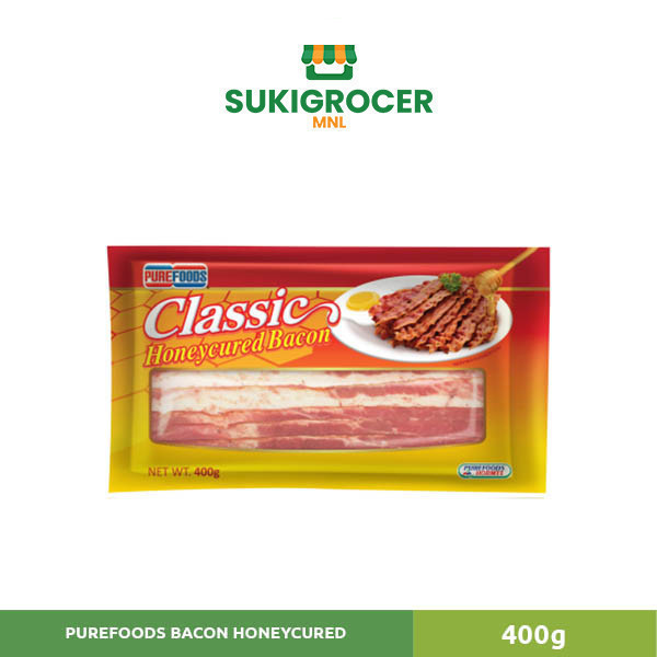 Purefoods Bacon Honeycured 400g | Shopee Philippines