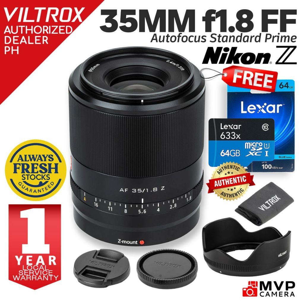 [BETTER DEAL] VILTROX 35mm f1.8 AF Autofocus Lens for Nikon Z ZMount ...