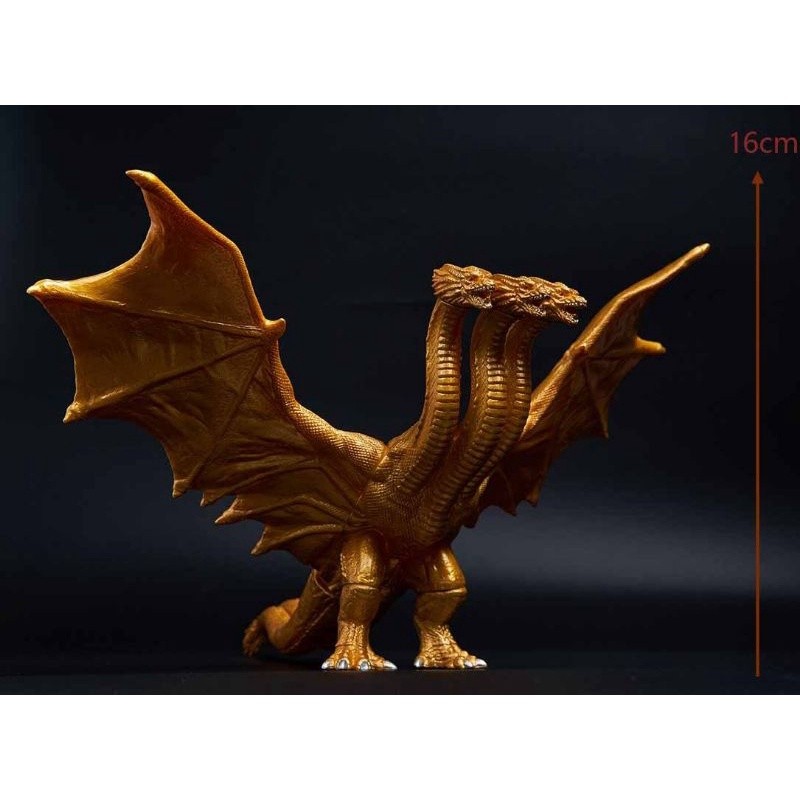 30cm Godzilla Figure king ghidorah gold three head | Shopee Philippines