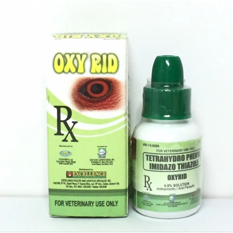 Oxy Rid Eye Worm Drops 5ml Dewormer for Gamefowl | Shopee Philippines